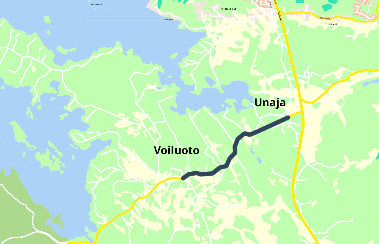 Unaja-Voiluoto välille ollaan rakentamassa jalankulku- ja ...